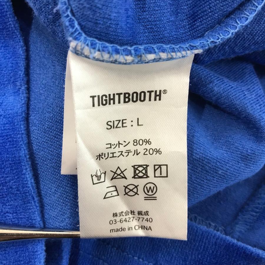 TIGHTBOOTH PRODUCTION タイトブースプロダクション ベロアポケットTシャツ ブルー サイズ：L : カインドオルYahoo!店 - 通販 - Yahoo!ショッピング