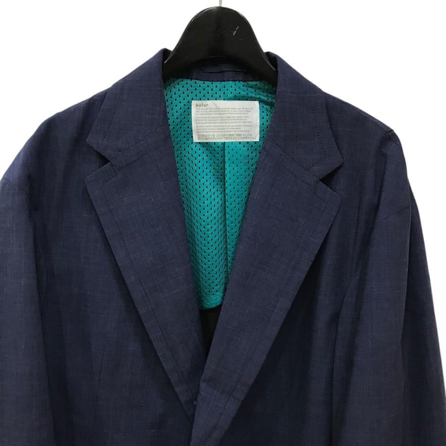 Color カラー KOLOR ウーリータフタオーバージャケット 22SCM J06117 ネイビー サイズ：1 : カインドオルYahoo!店 - 通販 - Yahoo!ショッピング