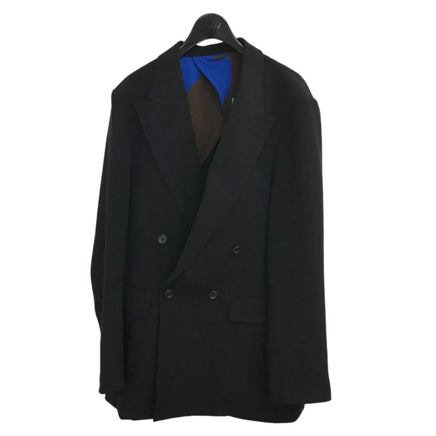 レインメーカー RAINMAKER 24AW 「DOUBLE BREASTED JACKET」 ダブルブレストジャケット RM 242 007 ブラッ : 8001000837957 ...