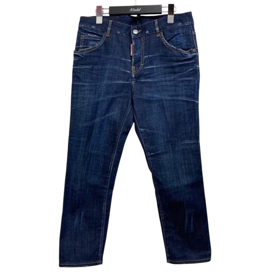 DSQUARED2 ディースクエアード 23AW ダメージ加工スキニーデニムパンツ インディゴ サイズ：38 : カインドオルYahoo!店 - 通販 - Yahoo!ショッピング