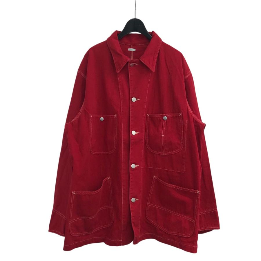 アプレッセ A．PRESSE 「Coverall Jacket」 カバーオール 22SAP 01 05M レッド サイズ：3 : カインドオルYahoo!店 - 通販 - Yahoo!ショッピング