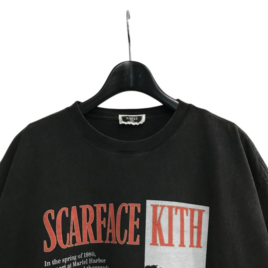 KITH キス KITH×SCARFACE 25AW 「Film Poster Vintage Tee」 ヴィンテージ加工Tシャツ ブラック サイズ：M : カインドオルYahoo!店 ...