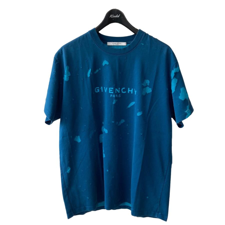 GIVENCHY ジバンシィ デストロイ加工 Tシャツ ネイビー サイズ：S : カインドオルYahoo!店 - 通販 - Yahoo!ショッピング