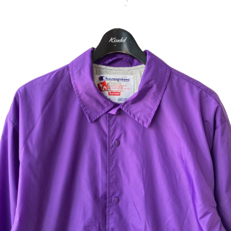 値下げ】Supreme 24SS ×Champion Coaches Jacket パープル 値下げ】Supreme 24SS ×Champion Coaches Jacket パープル