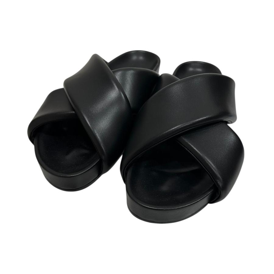JIL SANDER ジルサンダー スライドサンダル J32WP0001 ブラック サイズ：43 : カインドオルYahoo!店 - 通販 ...