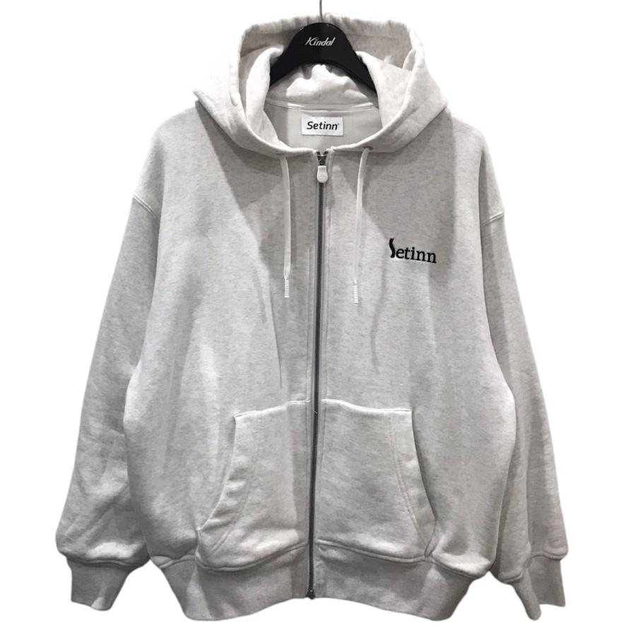 【値下げ】setinn ロゴ刺繍ジップアップパーカー 86-13-1333-142 グレー サイズ：M (EC) : 8003001493323 : カインドオルYahoo!店 - 通販 ...