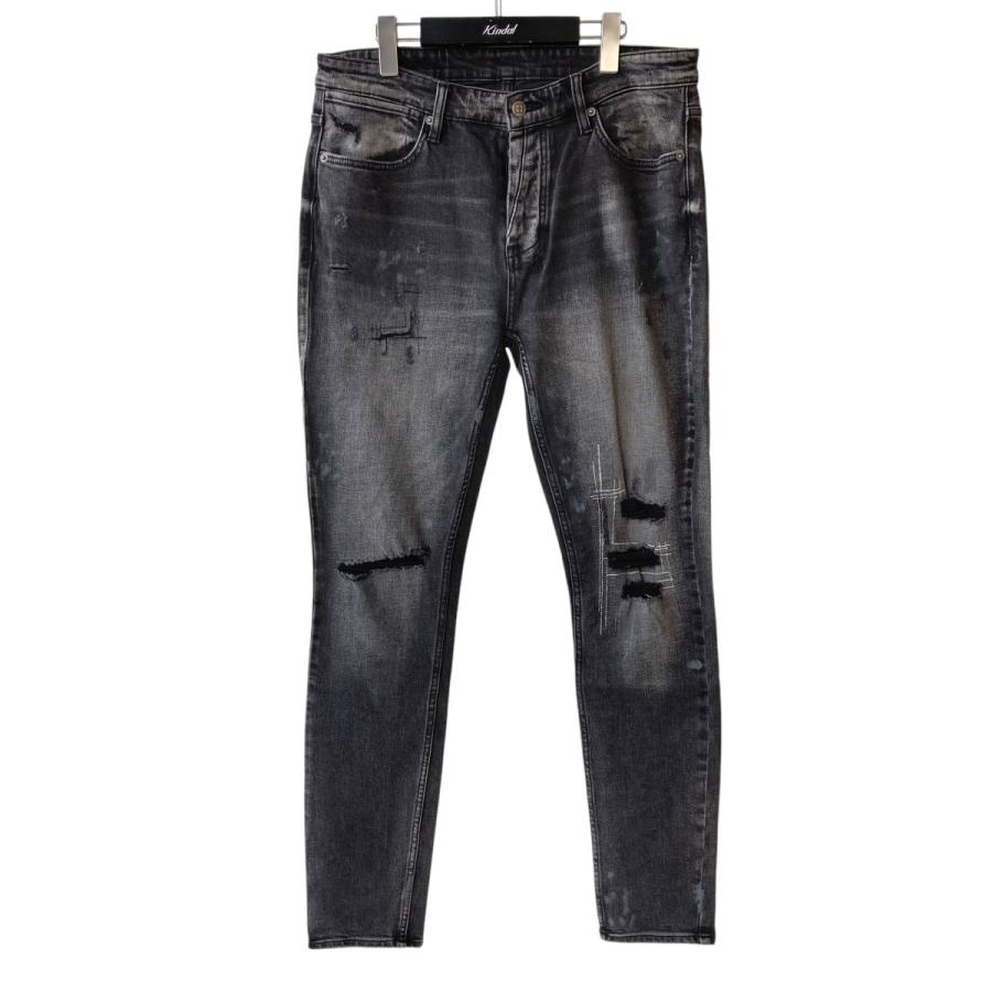 Ksubi スビ Van Winkle Burnt Jenas 加工デニムパンツ 5000006441 ブラック サイズ：34 : カインドオルYahoo!店 - 通販 - Yahoo!ショッピング