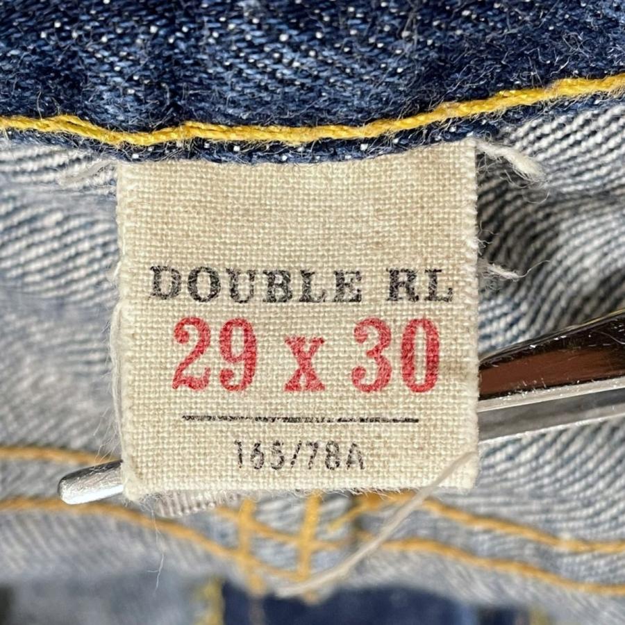 RRL Ralph Lauren ダブルアールエル 加工デニムパンツ SLIM FIT スリムフィット 782607806001 インディゴ サイズ：29×30 : カインドオルYahoo!店 ...
