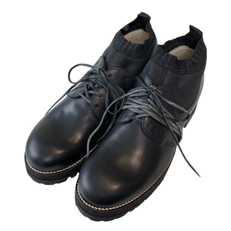 The Viridi-anne ザヴィリジアン THE VIRIDI-ANNE GUIDI Leather Shoes レザーシューズ vi-3234-09 ブラック サイズ：1 : カインド ...
