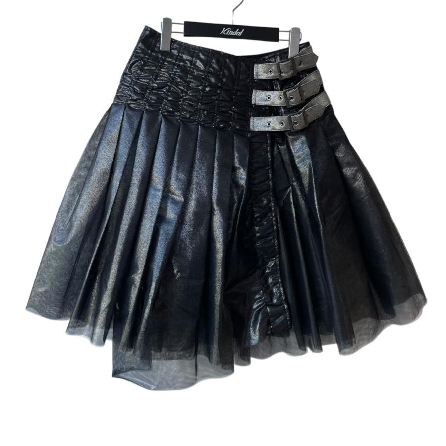 JUNYA WATANABE COMME des GARCONS ジュンヤワタナベコムデギャルソン CDG ベルテッドプリーツスカート JO-S003 ブラック サイズ：S : カインドオル ...
