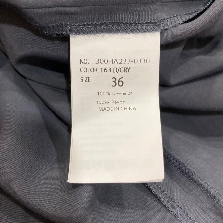 ENFOLD 【値下げ】ENFOLD 半袖タックドレス 300HA233-0330 グレー サイズ：36 (堀江店) : カインドオルYahoo!店 - 通販 - Yahoo!ショッピング