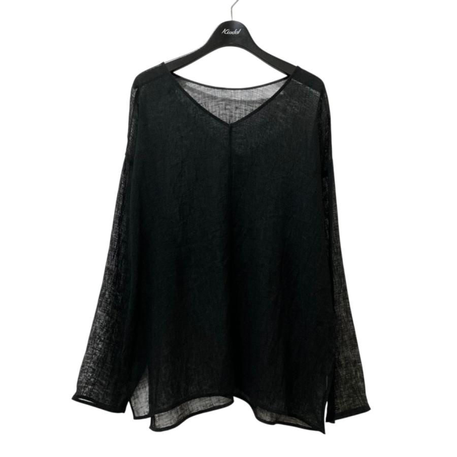 Spick＆Span スピックアンドスパン Spick and Span メッシュリネンルーズプルオーバー 24051200211020 ブラック サイズ：F : カインドオルYahoo!店 ...