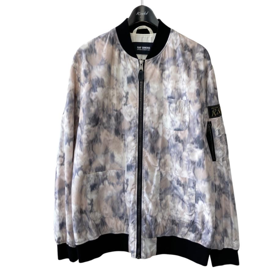 RAF SIMONS 【値下げ】RAF School uniform bomber 総柄 ボンバージャケット 221-624 ベージュ、グレー サイズ：S (心斎橋アメリカ村店) : カインド ...