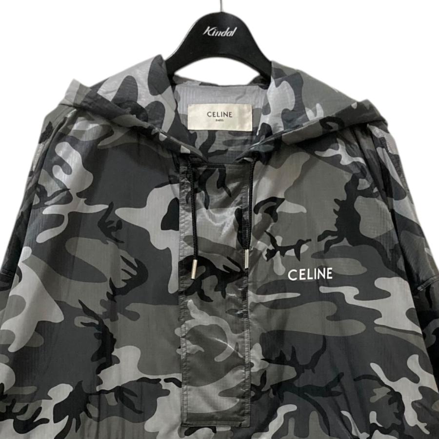 CELINE 【値下げ】CELINE カモフラ柄 ハーフジップナイロンジャケット 2W732153Q グレー サイズ：44 (堀江店) : カインドオルYahoo!店 - 通販 - Yahoo ...