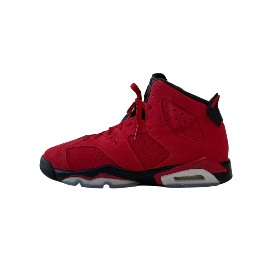 NIKE ナイキ Air Jordan 6 Retro Toro Bravo ハイカットスニーカー 384665-600 レッド サイズ：25 ...