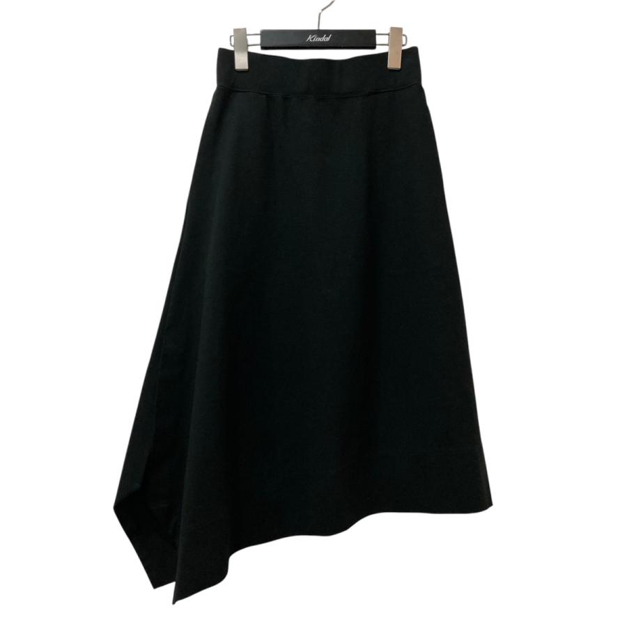 HYKE ハイク アシンメトリースカート 12187-0101 ブラック サイズ：1 : カインドオルYahoo!店 - 通販 - Yahoo!ショッピング