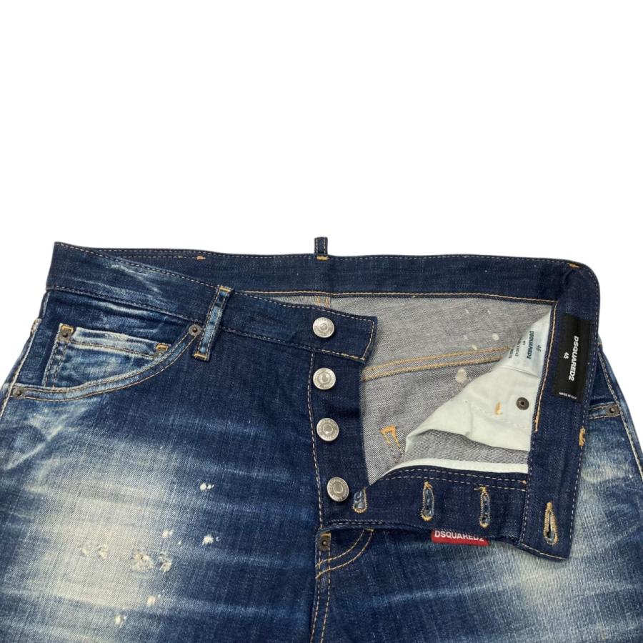 DSQUARED2 【値下げ】DSQUARED2 デニムパンツ S74LB1233 インディゴ サイズ：46 (堀江店) : カインドオルYahoo!店 - 通販 - Yahoo!ショッピング
