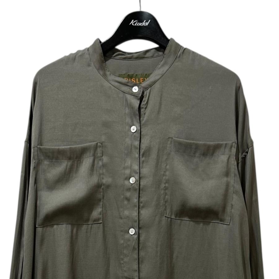 Risley リズレー RISLEY ロングスリーブシャツ R2201-BSH328 オリーブ サイズ：F : カインドオルYahoo!店 - 通販 - Yahoo!ショッピング