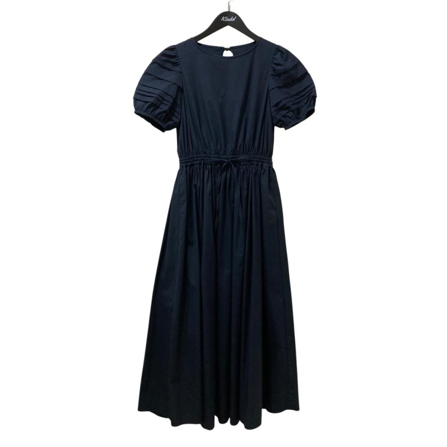 rosy monster ロージーモンスター パフスリーブフレアワンピース ネイビー サイズ：S : カインドオルYahoo!店 - 通販 - Yahoo!ショッピング