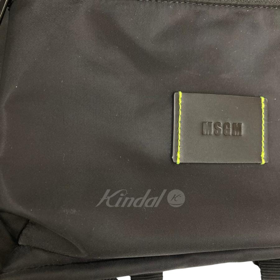 エムエスジーエム MSGM MINIロゴ ナイロンバックパック ブラック :8005001075967:カインドオルYahoo!店 - 通販 - Yahoo!ショッピング