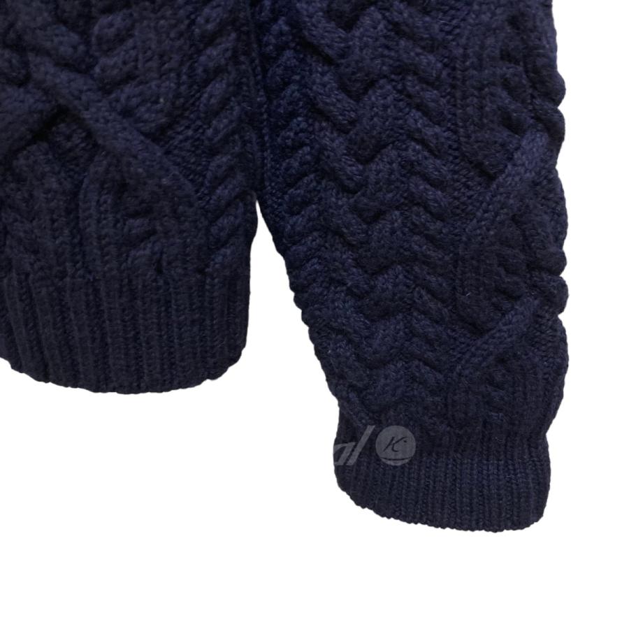 最終価格】DRIES VAN NOTENドライバーズニット ネイビー S 最終価格】DRIES VAN NOTENドライバーズニット ネイビー S