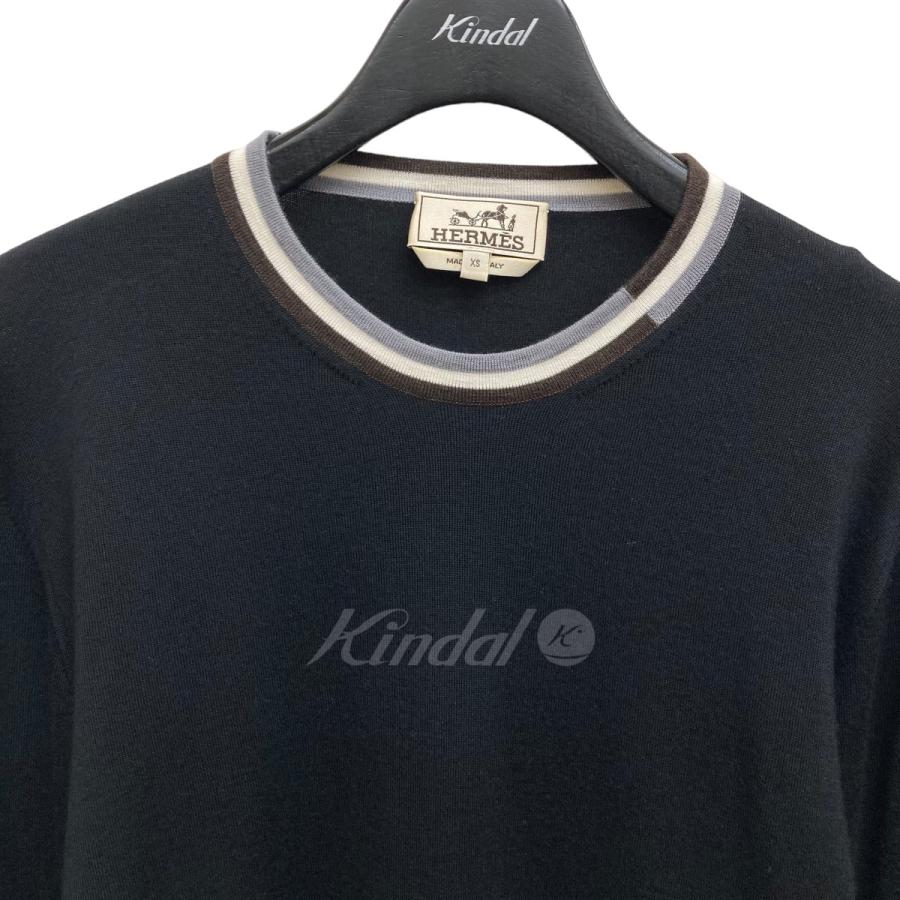 HERMES 【値下げ】HERMES カシミヤシルク ニット ブラック サイズ：XS (梅田クロス茶屋町店) : カインドオルYahoo!店 - 通販 - Yahoo!ショッピング