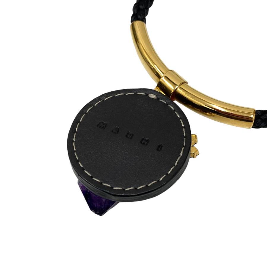 MARNI 【値下げ】MARNI アメジスト ネックレス ブラック×ゴールド (EC) : カインドオルYahoo!店 - 通販 - Yahoo!ショッピング