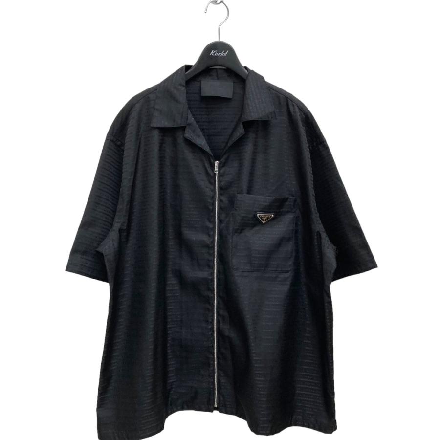 PRADA（プラダ） 【値下げ】PRADA 半袖シャツ SC620 S222 11FC ブラック サイズ：XXL (梅田クロス茶屋町店 ...