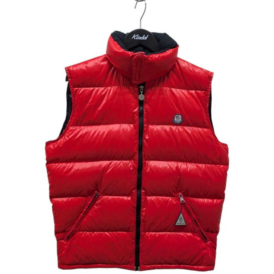 MONCLER モンクレール フランス製 ダウンベスト 1625-499-0806 レッド サイズ：0 : カインドオルYahoo!店 - 通販 - Yahoo!ショッピング