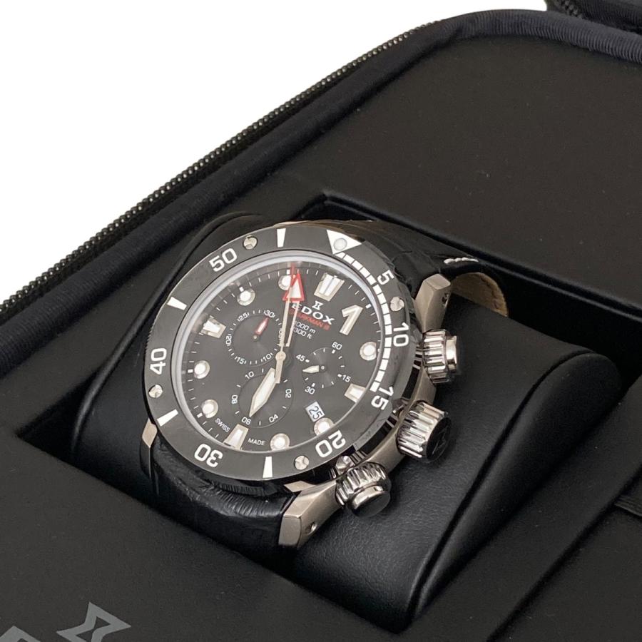 EDOX 【値下げ】EDOX クォーツ クロノグラフ ウルトラマリンシートゥースカイ 腕時計 10241-TIB-NIN black (神戸店) : カインドオルYahoo!店 - 通販 ...