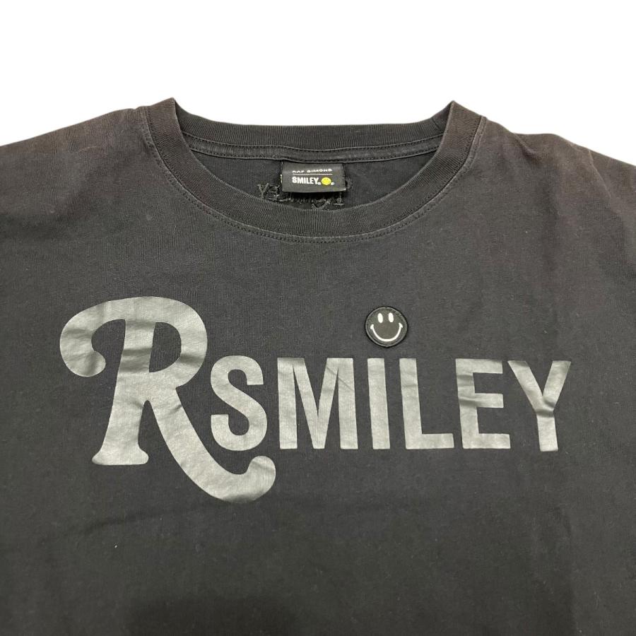 RAF SIMONS 【値下げ】RAF SMILEY Tシャツ 224-M121 ブラック サイズ：S (京都店) : カインドオルYahoo!店 - 通販 - Yahoo!ショッピング