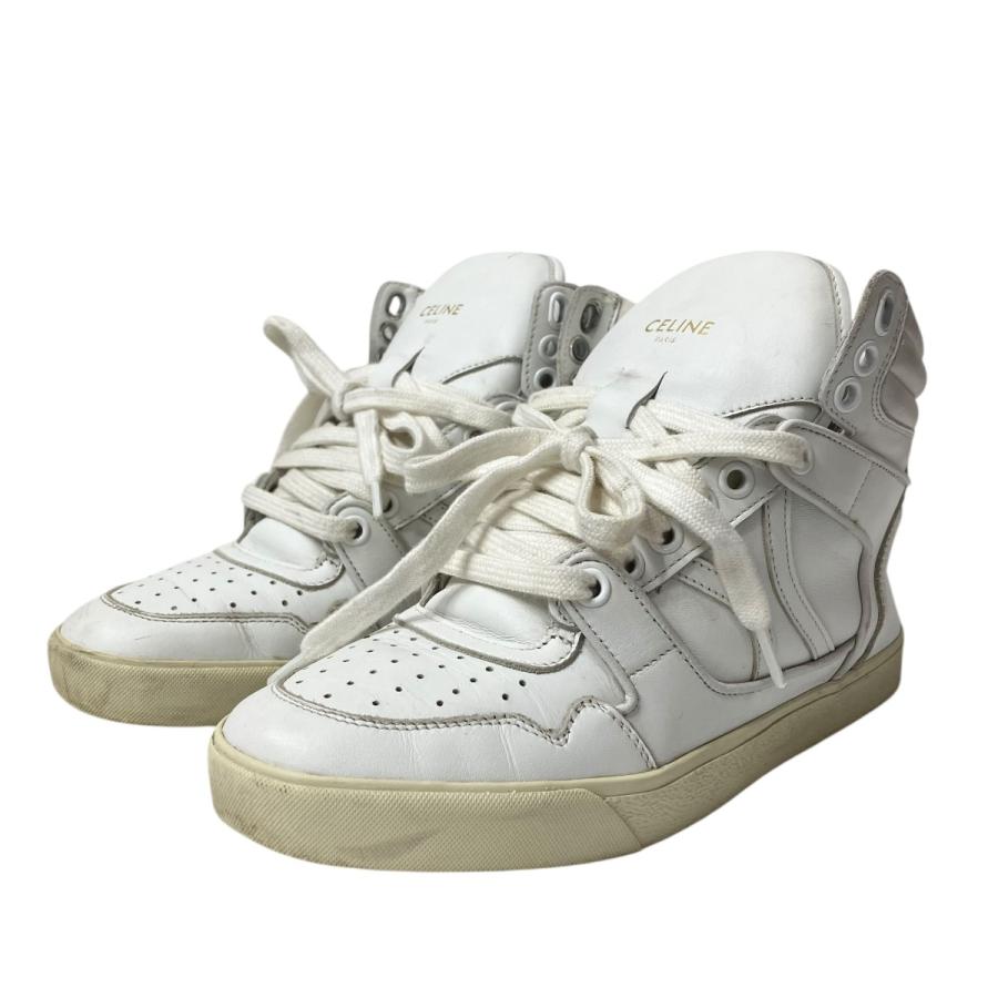 CELINE（セリーヌ） 【値下げ】CELINE スニーカー MU1119 ホワイト サイズ：35 (京都店) : カインドオルYahoo!店 - 通販 - Yahoo!ショッピング