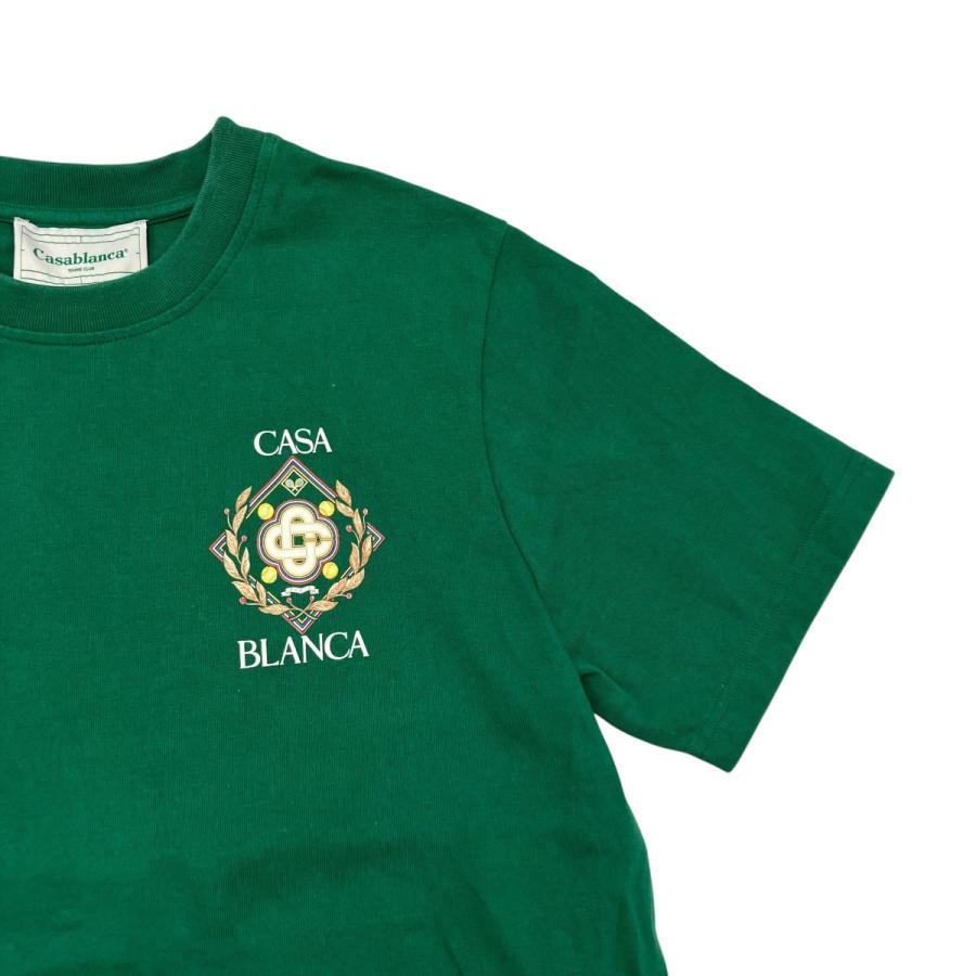 カサブランカ CASABLANCA Championship Diamond Green T-Shirt Tシャツ MF23-JTS-001-45 グ : カインドオルYahoo!店 - 通販 ...