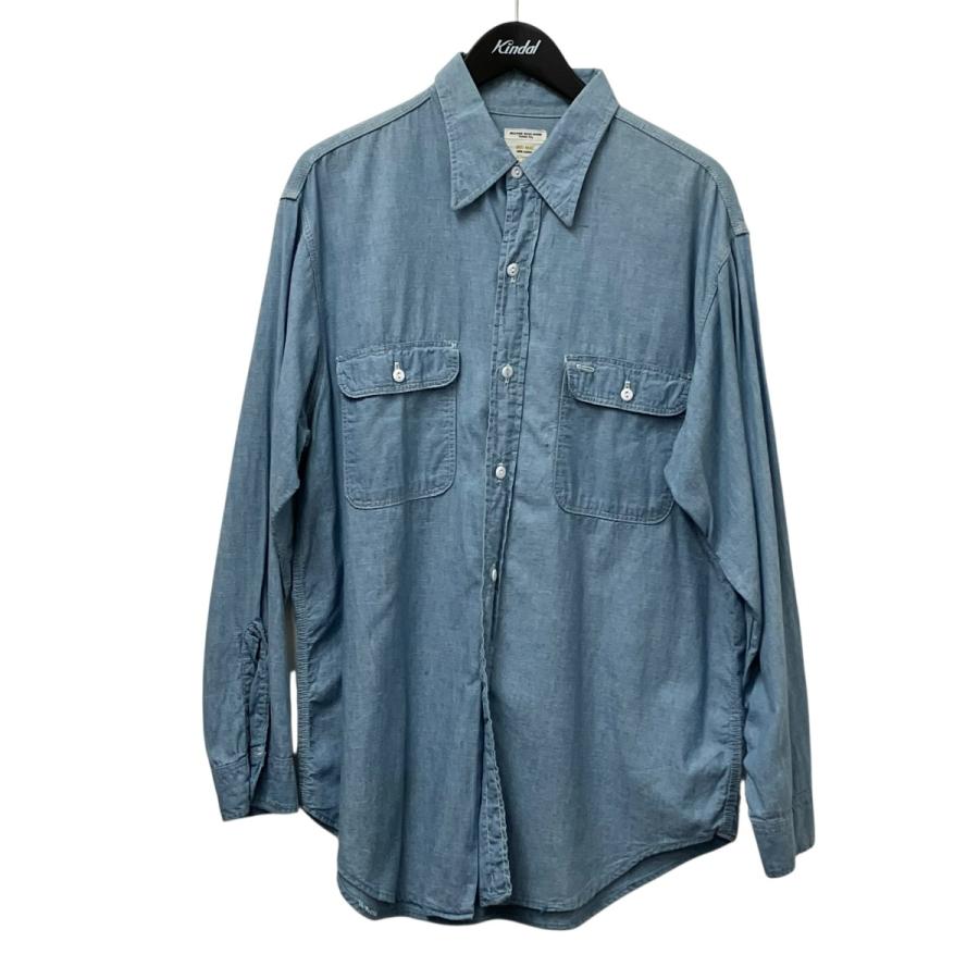 VINTAGE 【値下げ】VINTAGE 60s BIG MAC Chambray Shirt ハンドペイント シャツ インディゴ サイズ：16H (京都店) : カインドオルYahoo!店 ...