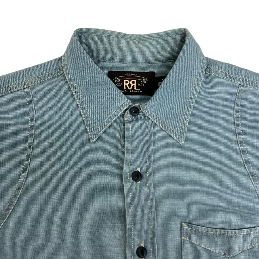 RRL Ralph Lauren（ダブルアールエル） 【値下げ】RRL マチ付き シャツ 782507353001 ブルー サイズ：S (京都店) : カインドオルYahoo!店 - 通販 ...