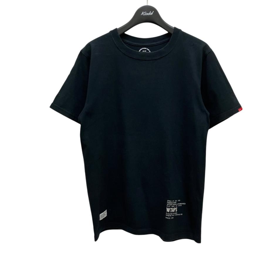 WTAPS ダブルタップス 半袖Tシャツ ブラック サイズ：1 : カインドオルYahoo!店 - 通販 - Yahoo!ショッピング