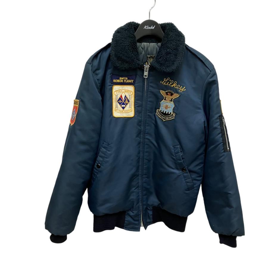 ティンバーキング timberking 70S US AIRFORCE スーベニアジャケット ネイビー サイズ：S : カインドオルYahoo ...