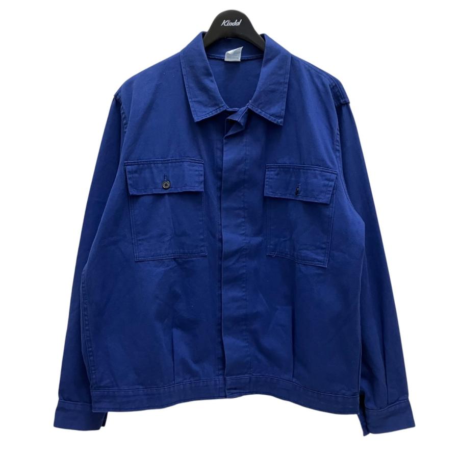 ヴィンテージ VINTAGE 80s Italian Military Blue ワークジャケット 00004670428 ブルー サイズ：52 : 8009001860042 : カインド ...