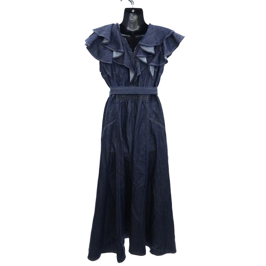 スナイデル Snidel 24SS デニムフリルマキシワンピース SWFO244260 インディゴ サイズ：1 :8015000752875:カインドオルYahoo!店 - 通販 ...