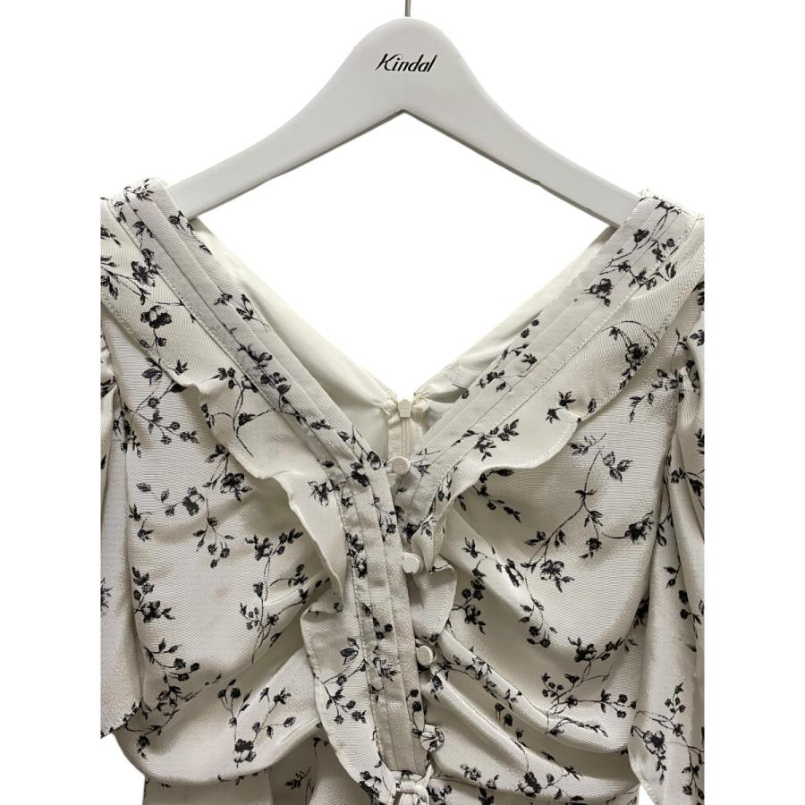 スナイデル Snidel バリエプリントワンピース ホワイト サイズ：0 : 8015000766711 : カインドオルYahoo!店 - 通販 - Yahoo!ショッピング