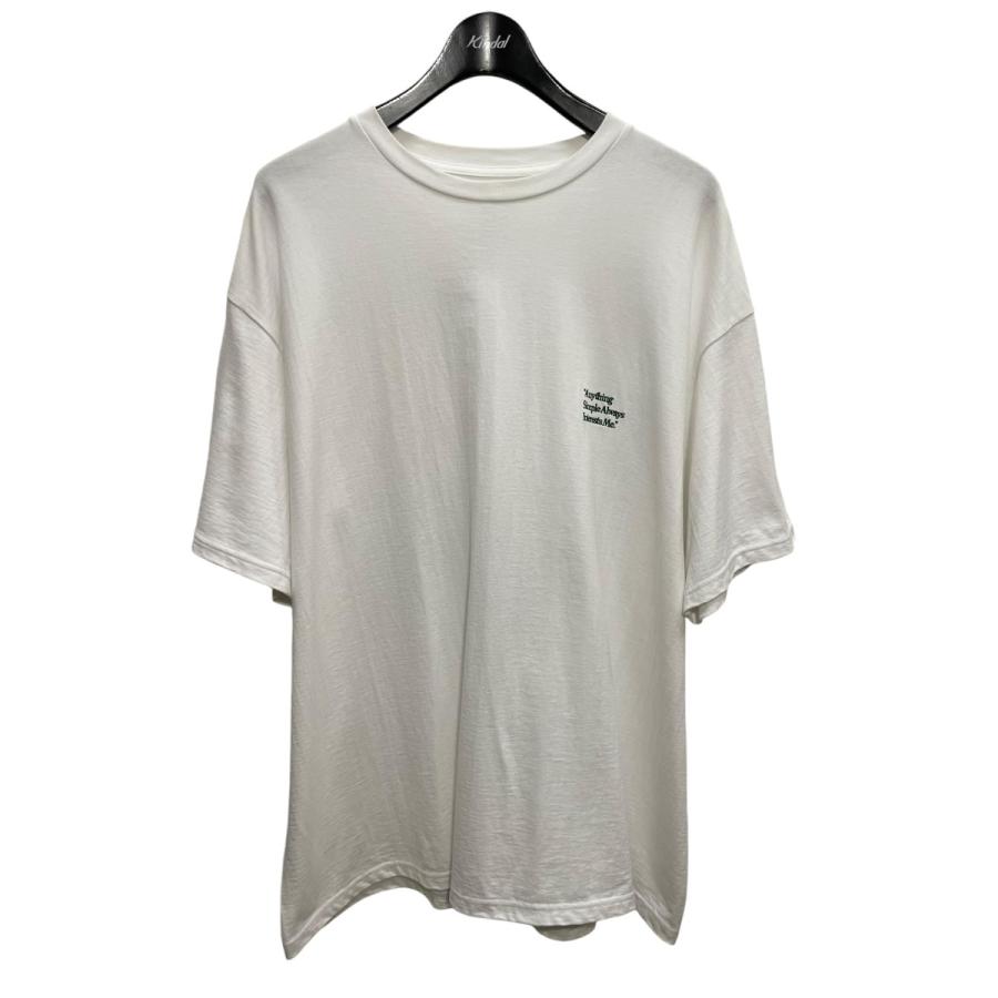 グラフペーパー Graphpaper 22SS Oversized s／s Tee ホワイト サイズ：Free : カインドオルYahoo!店 - 通販 - Yahoo!ショッピング