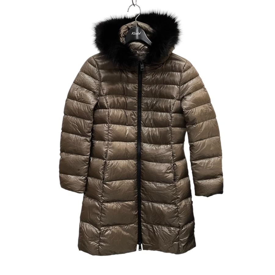 ヘルノ HERNO ウエストベルト付き ダウンコート PRODUZ LAVJAP ベージュ サイズ：42 : 8015000828488 : カインドオルYahoo!店 - 通販 ...