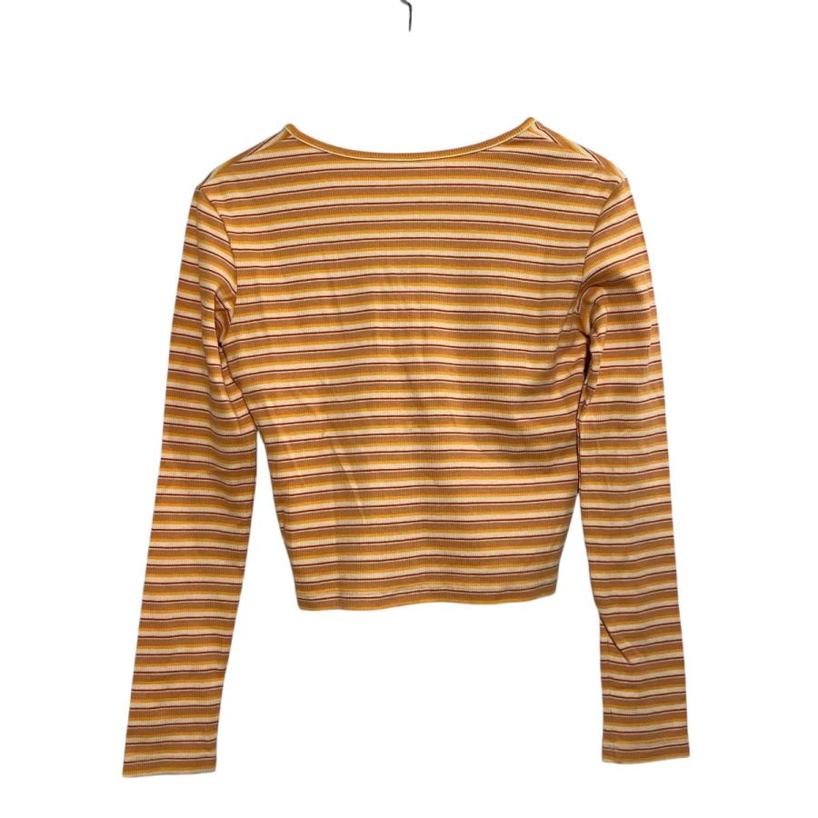 Ameri アメリ AMERI ボーダーカーディガン 01210130060 オレンジ サイズ：FREE : カインドオルYahoo!店 - 通販 - Yahoo!ショッピング