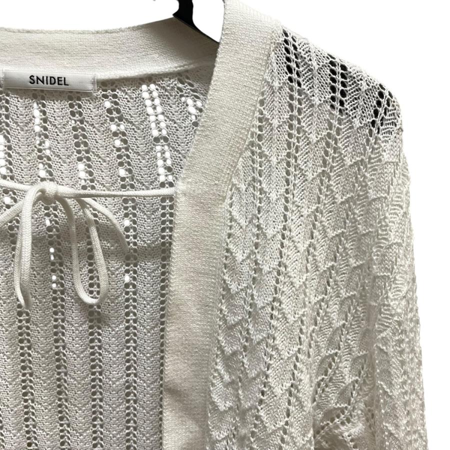SNIDEL スナイデル Snidel ニットカーディガン SWNT241248 ホワイト サイズ：ONE : カインドオルYahoo!店 - 通販 - Yahoo!ショッピング