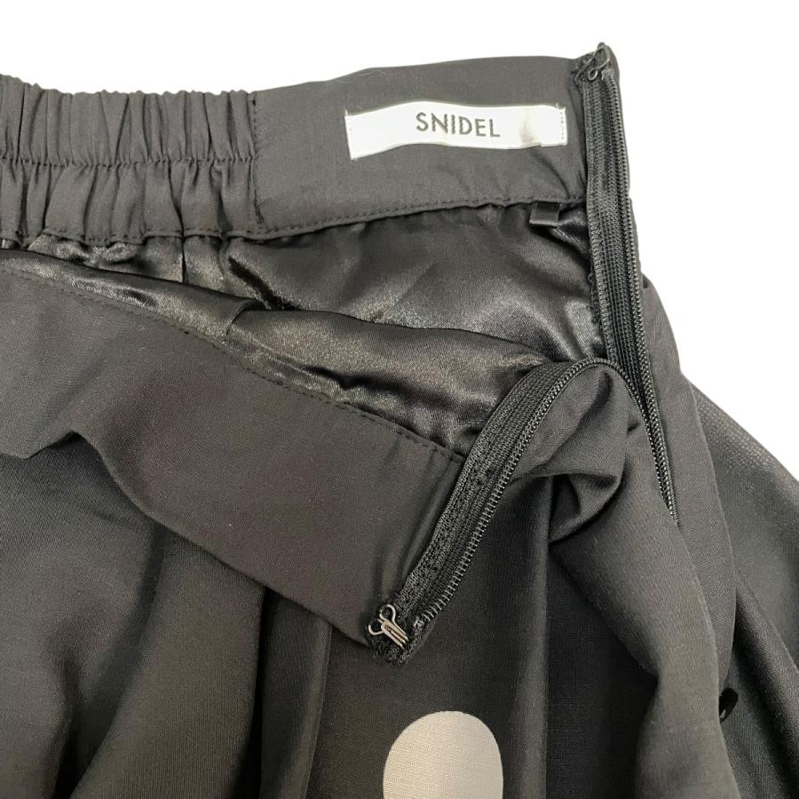 SNIDEL スナイデル Snidel ドット柄スカート SWFS234053 ブラック サイズ：1 : カインドオルYahoo!店 - 通販 - Yahoo!ショッピング