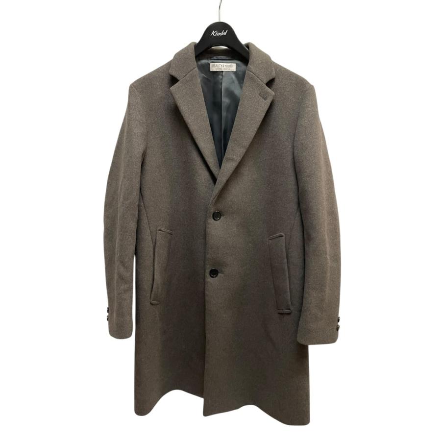 BEAUTY＆YOUTH UNITED ARROWS ビューティアンドユース 120Sメルトンチェスターコート 1225-139-9450 ブラウン サイズ：M : カインドオルYahoo!店 ...