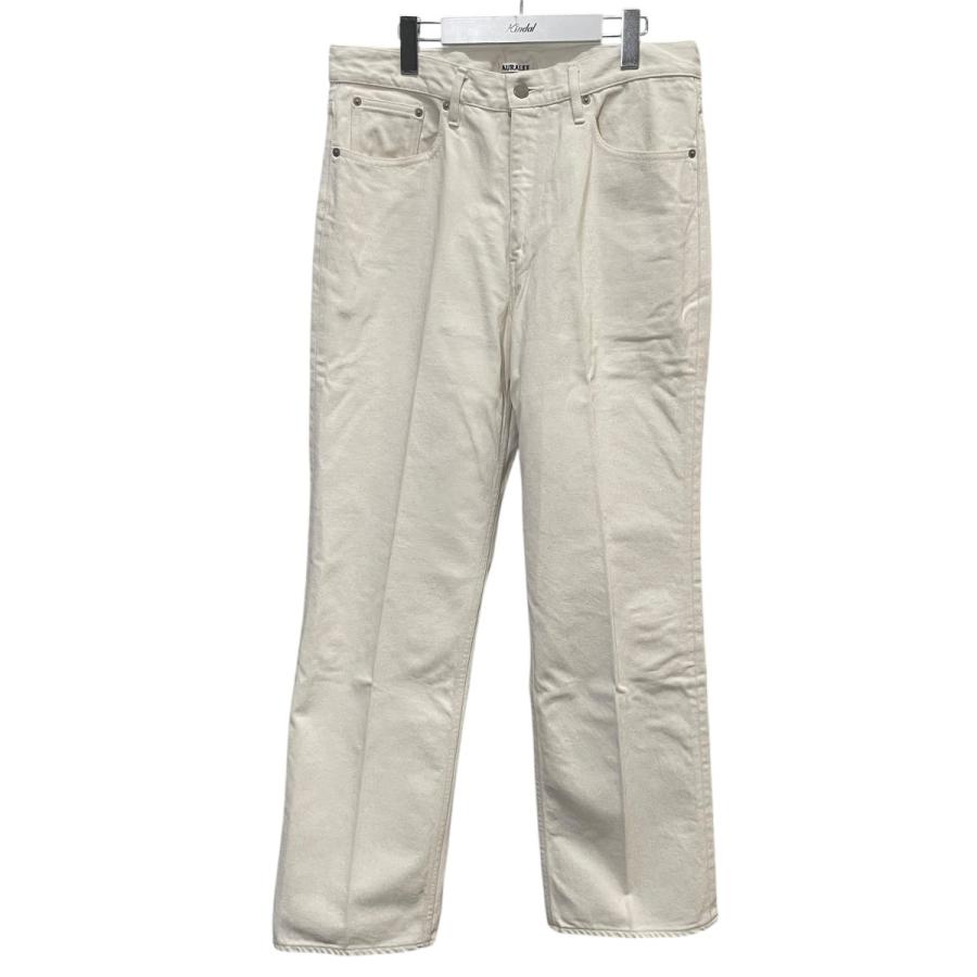 AURALEE オーラリー HARD TWIST DENIM 5P PANTS A00P01DM アイボリー サイズ：34 : カインドオルYahoo!店 - 通販 - Yahoo!ショッピング