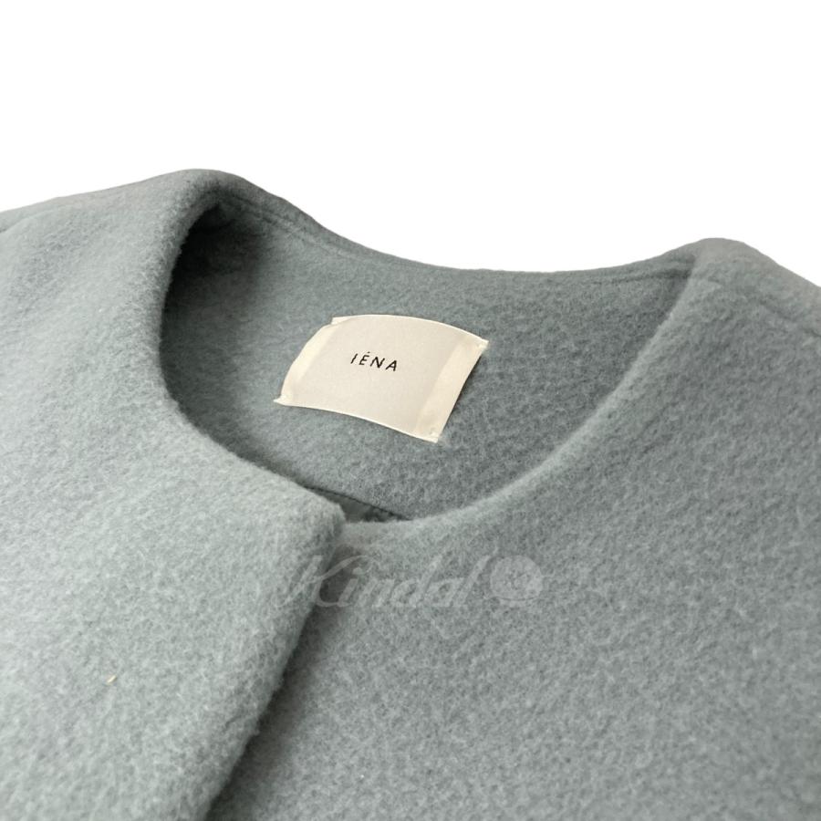 イエナ IENA ラムウールノーカラーコート 22AW 22-020-900-5600-3 スカイブルー サイズ：36 : 8018000962671 : カインドオルYahoo!店 - 通販 ...