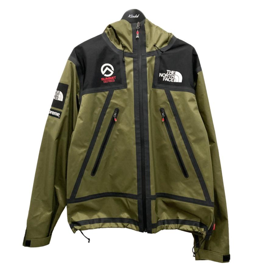 THE NORTH FACE 【値下げ】THE FACE×Supreme Summit Series Outer Tape Seam Mountain Jacket グリーン×ブラック サイズ ...