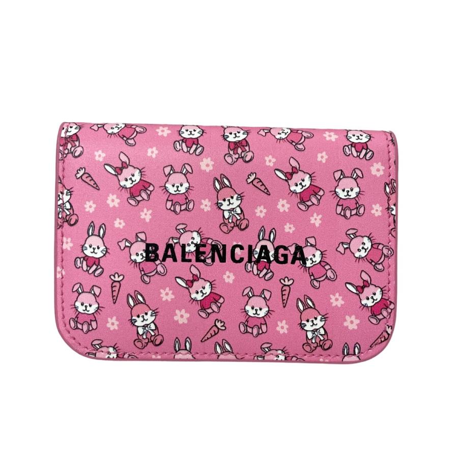 BALENCIAGA バレンシアガ CASH MINI WALLET うさぎパターンミニ BALENCIAGA バレンシアガ CASH MINI WALLET うさぎパターンミニ
